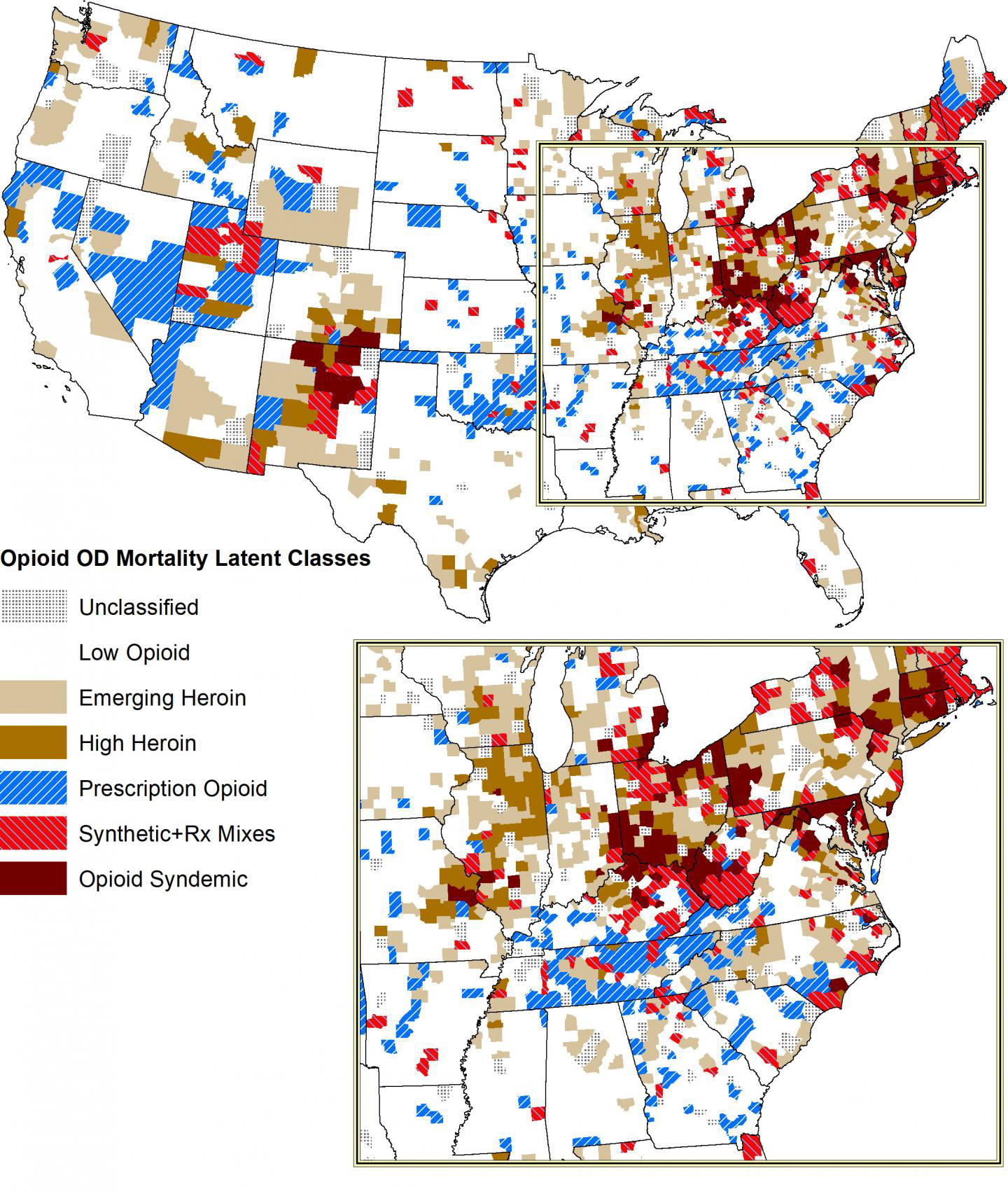 This devastating opioid overdose map shows America is fighting 4 ...