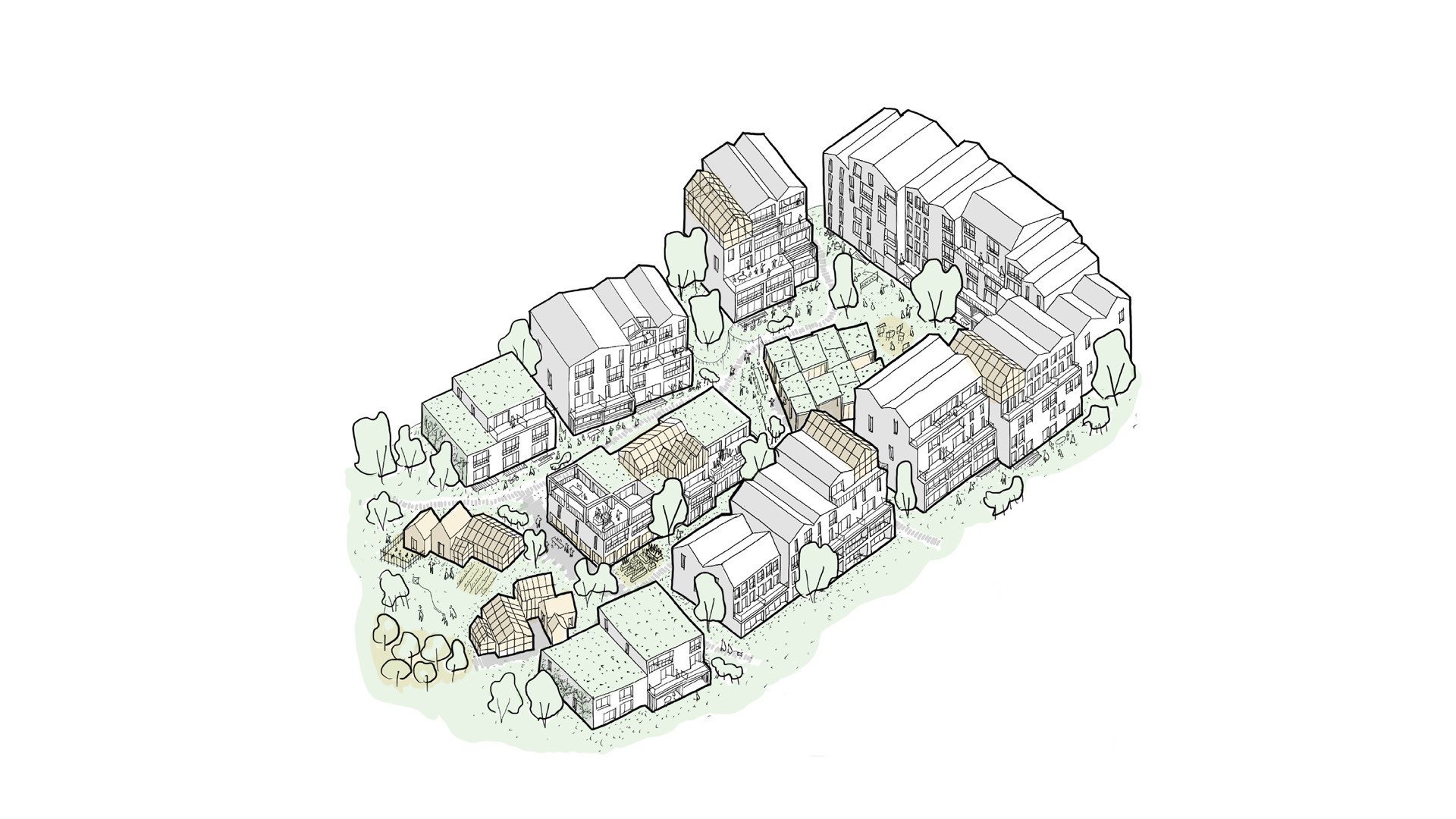 In this new neighborhood, every building will be made entirely out of ...