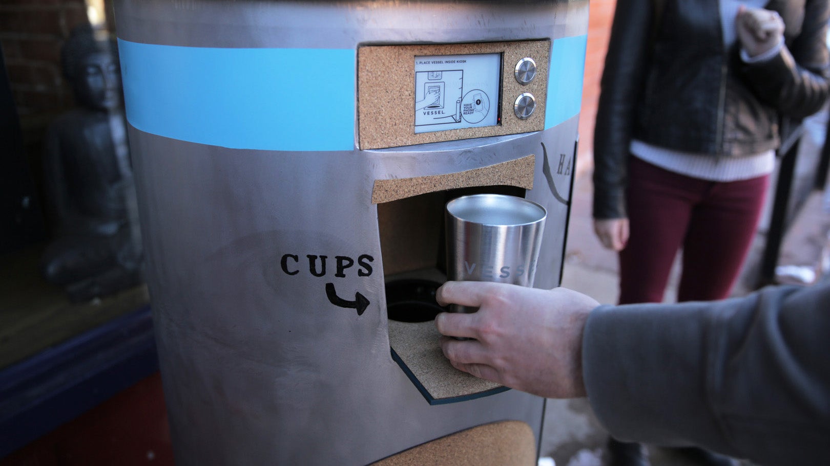 At a growing number of coffee shops, getting a coffee to go means ...
