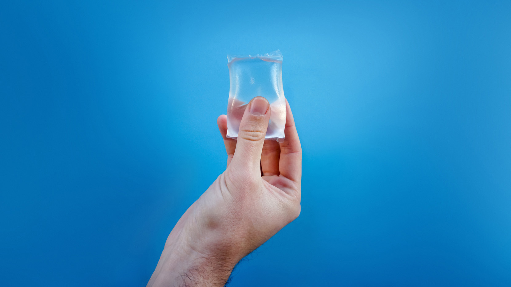 This edible blob filled with water means you don't need a plastic ...