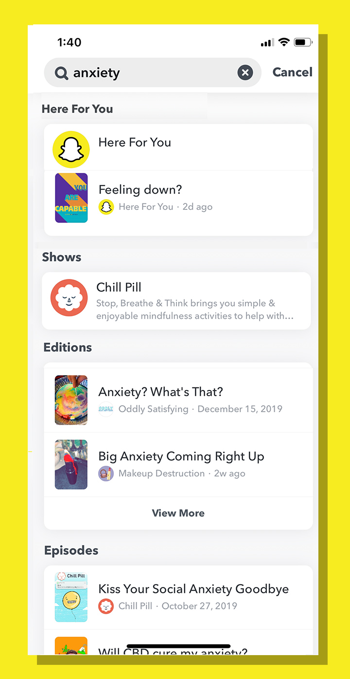 Snapchat introduces new interventions for mental health - Fast Company
