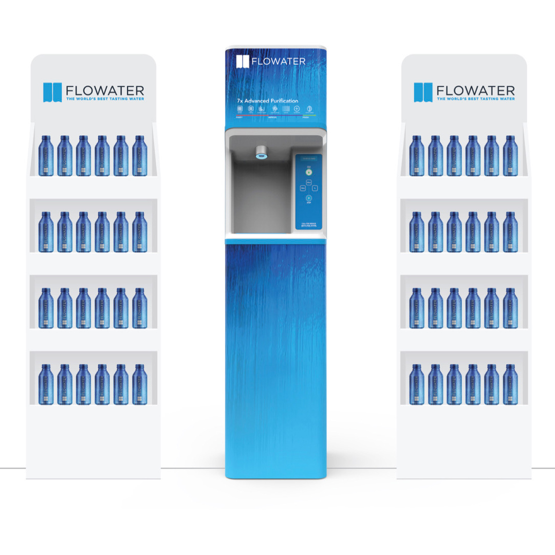 These refill stations now sell reusable aluminum bottles for the same ...