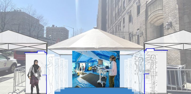 Architects develop a COVID-19 screening booth for no-touch testing ...