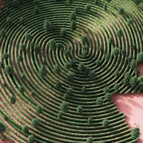This maze-like urban park is designed to keep everyone 6 feet apart ...