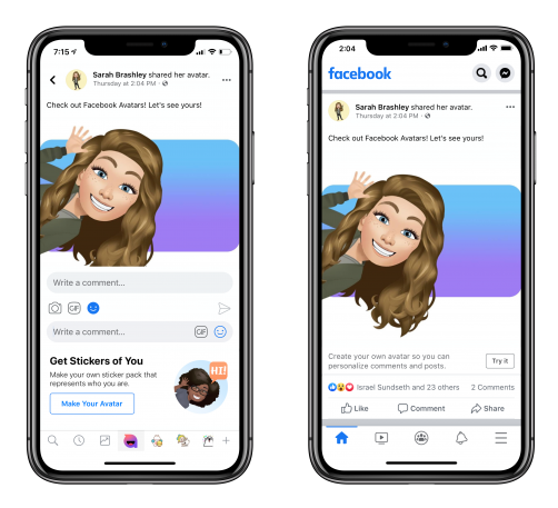 Facebook Avatar on desktop computers or iPads: What to know if you don ...