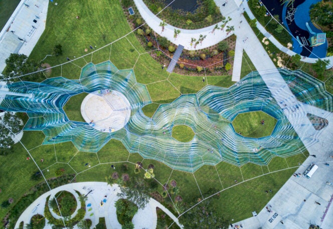 This new aerial sculpture in Florida is gorgeous. It's also a haunting ...