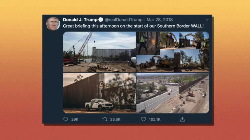 Low-tech lying: How Trump uses old, unrelated images to sow ...