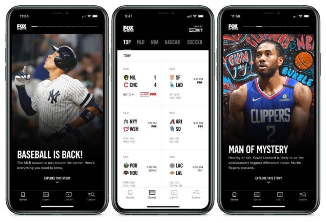 Just in time for baseball, Fox Sports' new app wants to be your ball ...