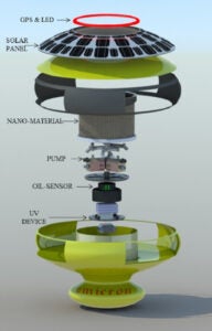 This cute little robot floats to oil spills and sucks up the oil - Fast ...