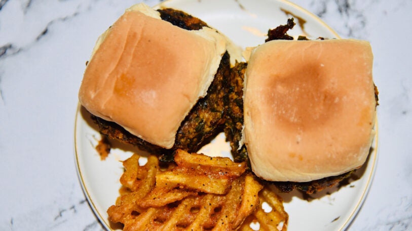The main ingredient in this burger doesn't require land or fresh water ...
