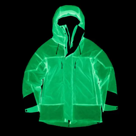 This wild new puffer jacket is solar-powered and glows in the dark ...