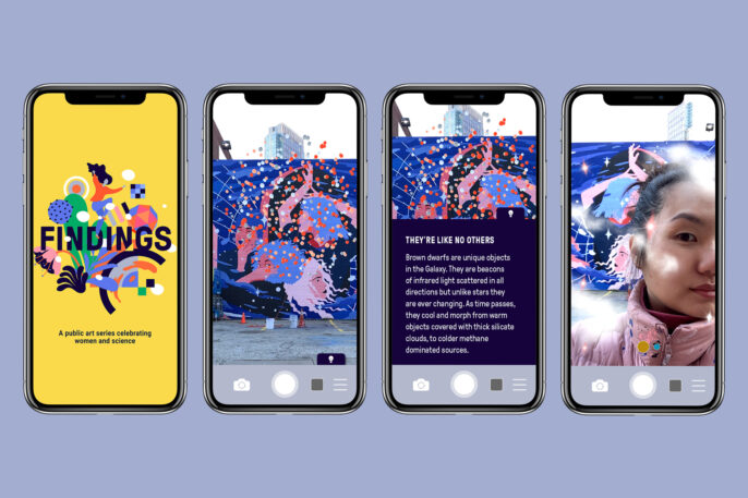 This stunning high-tech mural uses AR to celebrate badass women in ...