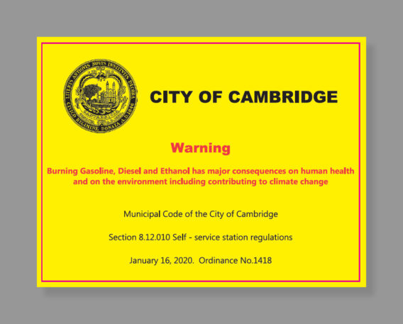 These new gas pump warning labels remind you about climate change while ...