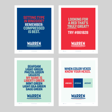 Elizabeth Warren's campaign branding was influenced by Spider-Man, Nike ...
