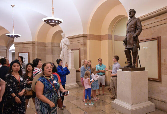 The U.S. Capitol is a symbol of democracy. But it's full of Confederate ...