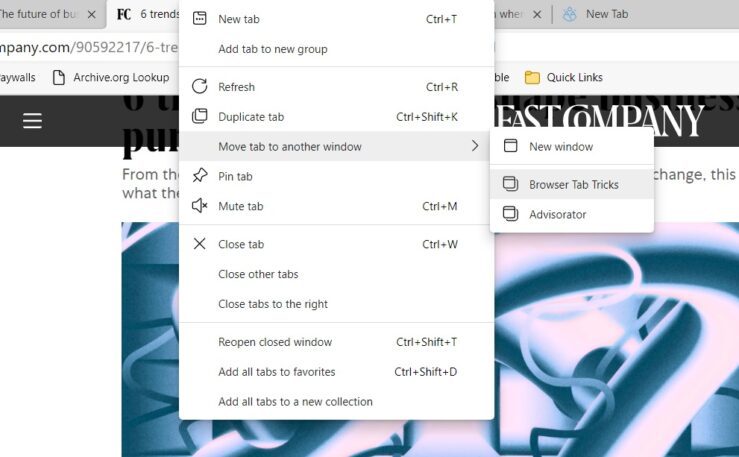 Avoid browser tab overload with these super-simple tricks - Fast Company
