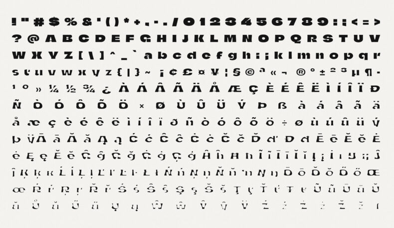 This chilling font visualizes Arctic ice melt - Fast Company