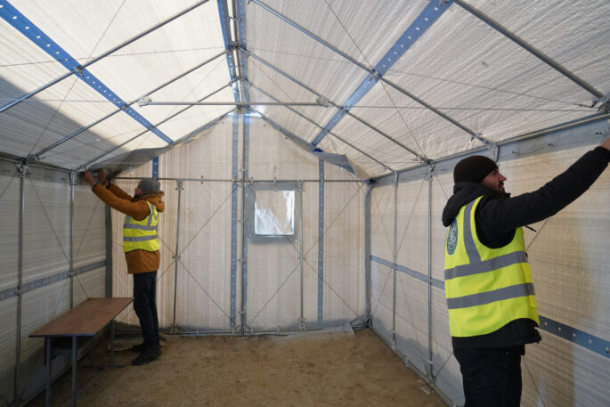 These quick-build disaster shelters can later become permanent houses ...