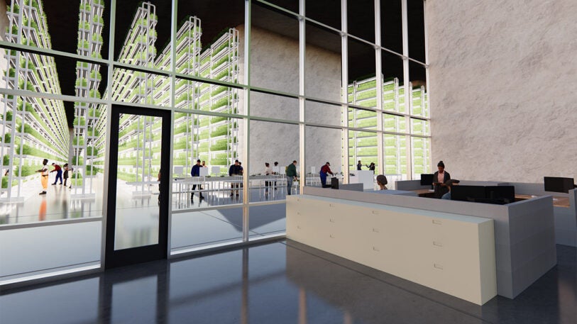 This inverted building saves energy because it's 300 feet underground ...