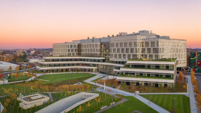 It looks like a cheese grater, but this new Harvard building has ...