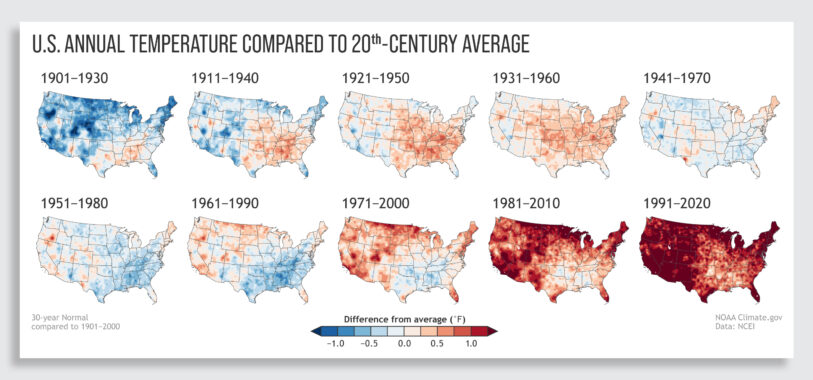 This map of the U.S. heating up is horrifying - Fast Company