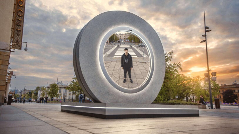 This magical portal connects people across two cities - Fast Company