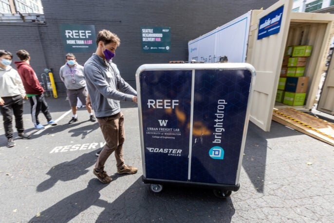 Seattle's new zero-emissions delivery hub is an experiment in slashing ...