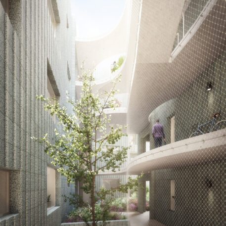 Everyone gets a stoop in this inside-out apartment building - Fast Company