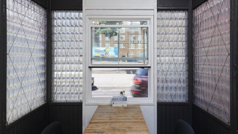 These cozy dining cabins are made from hundreds of plastic bottles ...