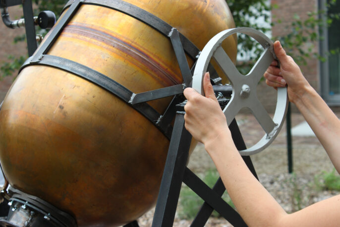 This gleaming machine turns human poop into fertile soil - Fast Company