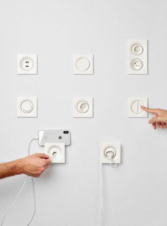 These modernized electric sockets are made from a surprising material ...