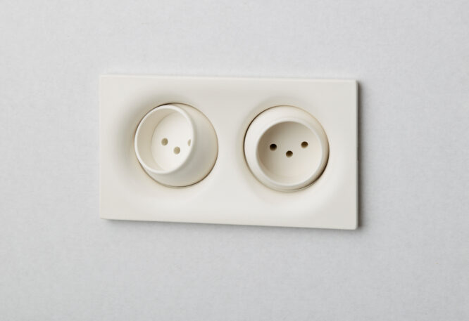These modernized electric sockets are made from a surprising material ...