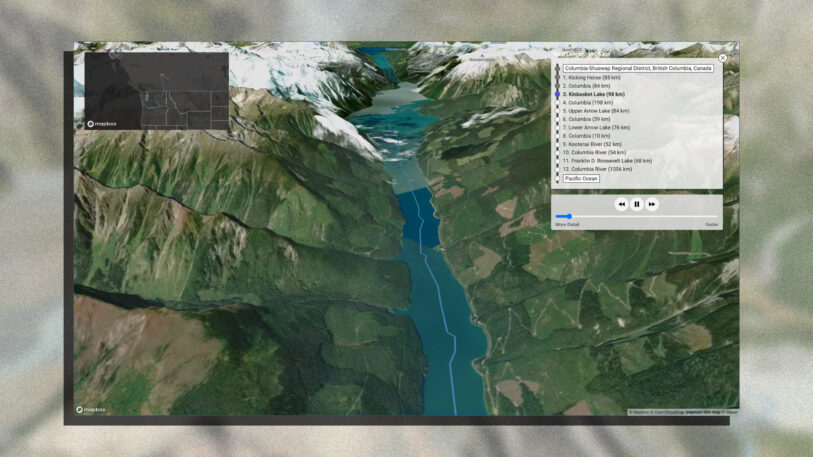 This mesmerizing map lets you follow the path of a drop of water ...