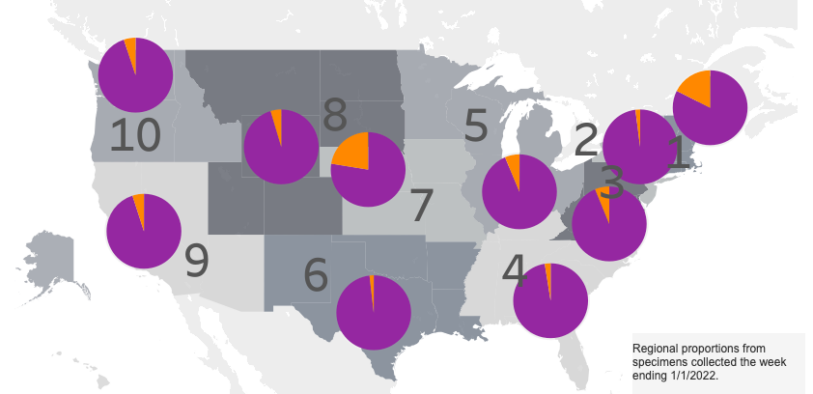 Omicron in the US: Updated CDC map and tracker show where the variant ...