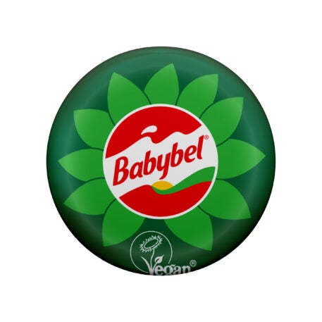 The classic red-wax-covered Babybel cheese now has a vegan version ...