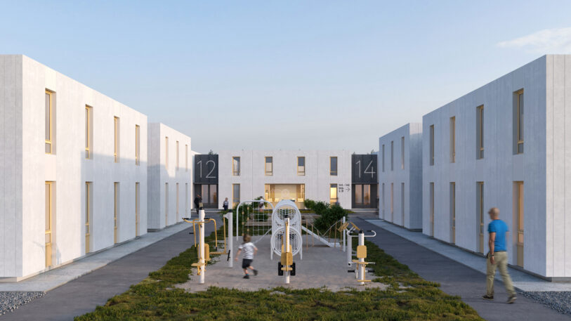 These Kyiv-based architects designed new modular shelters for Ukrainian ...