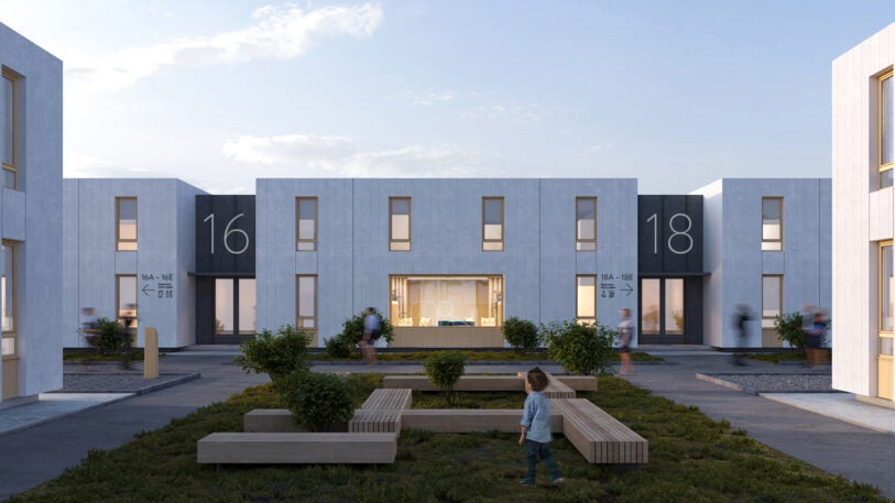 These Kyiv-based architects designed new modular shelters for Ukrainian ...