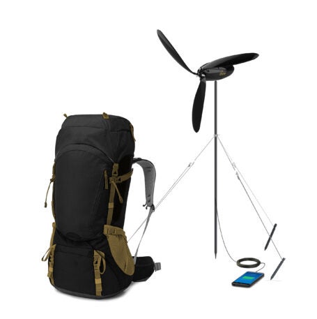 A portable wind turbine that fits in your backpack? Yes please - Fast ...