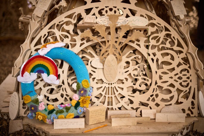 This intricate COVID-19 memorial was designed to go up in flames - Fast ...