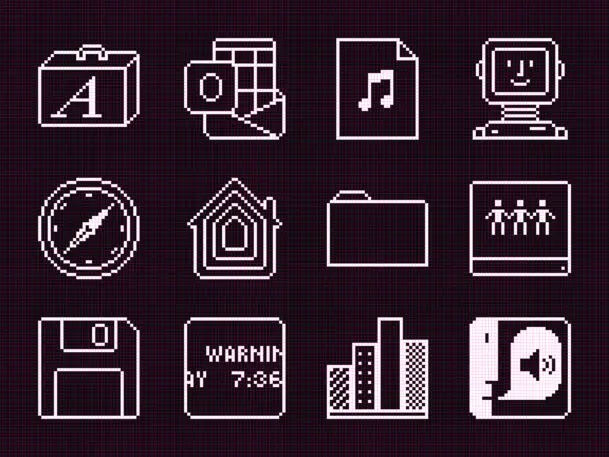 See the retro icons that let you turn your computer into a 1984 Mac ...