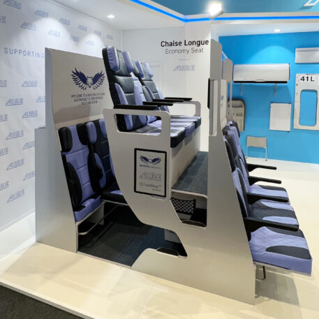 More leg room, less space to breathe: Meet the double-decker plane seat ...