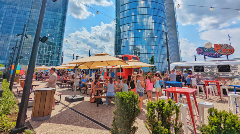 The shockingly fun amenity on the roof of Capital One's headquarters ...