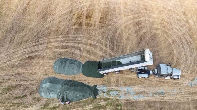 This startup uses volcanic rock dust to capture carbon on farms - Fast ...