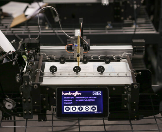 Inside the weirdly competitive industry of robots writing letters in ...