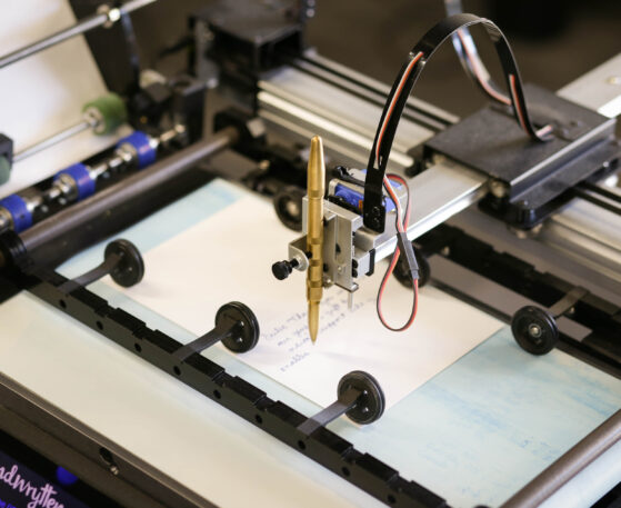 Inside the weirdly competitive industry of robots writing letters in ...