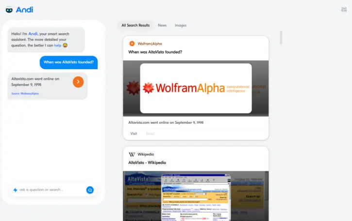This smart new search site is like a mashup of Google and ChatGPT ...