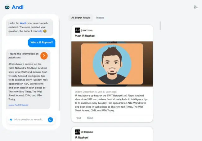 This smart new search site is like a mashup of Google and ChatGPT ...