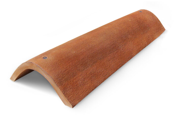 These 'terra-cotta' tiles blend in perfectly with Italian roofs. But ...