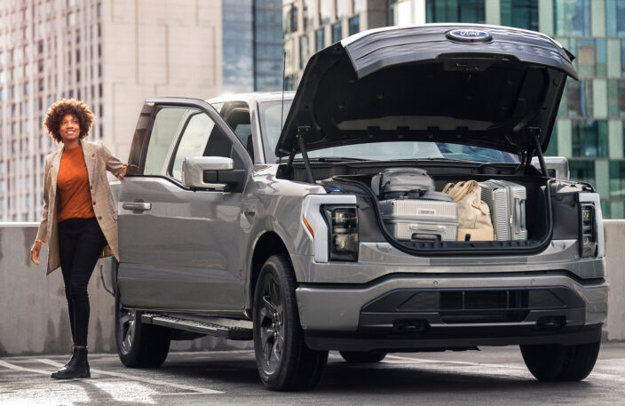 Ford struck gold with its F-150 Lightning frunk design - Fast Company