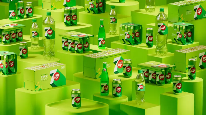 7Up's new look is a delightful refresh on a classic logo